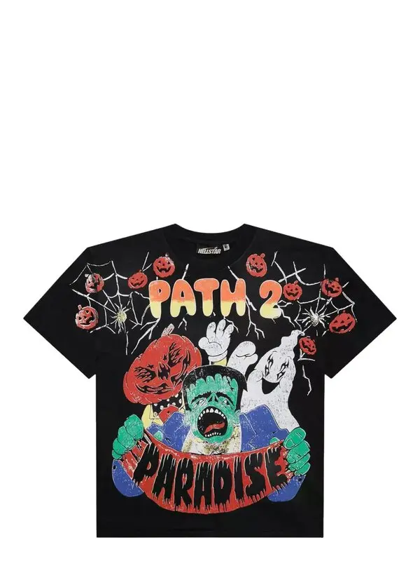 HELLSTAR Spooky Character T-shirt - Black