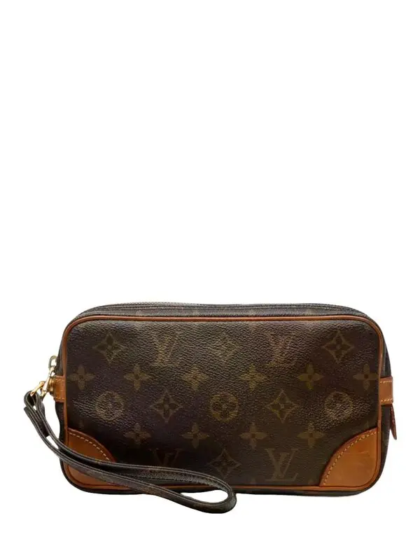 LOUIS VUITTON 1992 Marly Dragonne Pm Clutch Bag - Brown