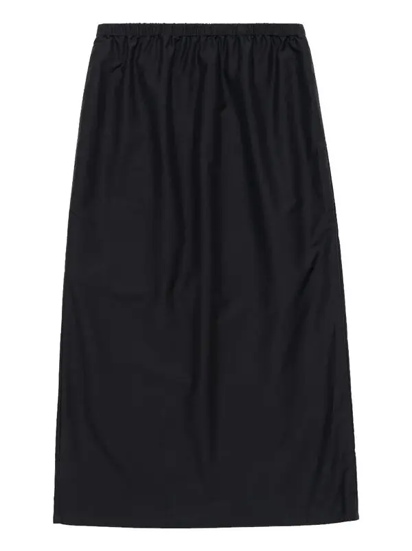 ALAS Silk-cotton Skirt - Black
