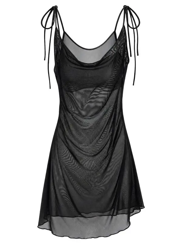 ALOMA STUDIO Mini Mesh Dress - Black