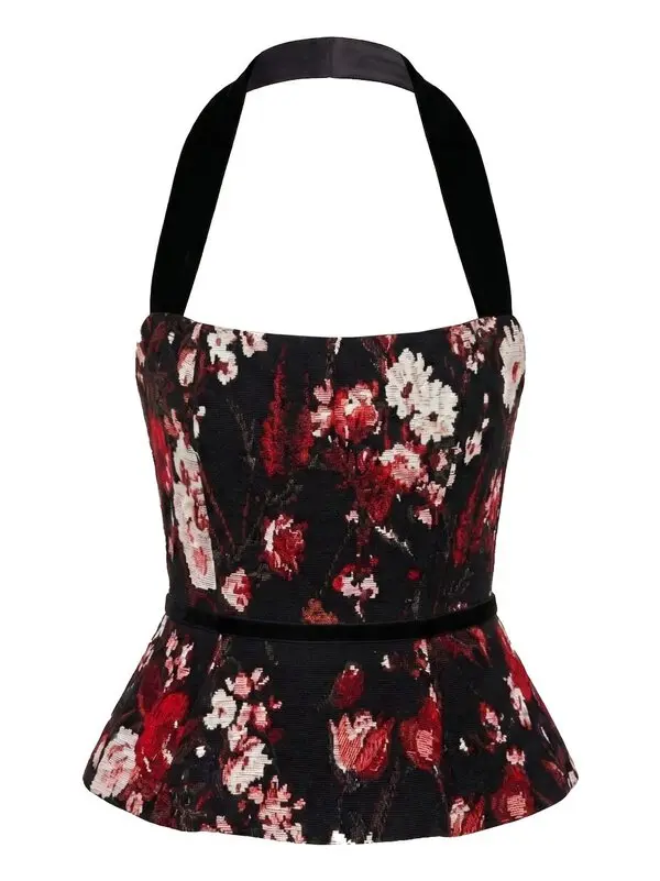 ALEXANDRA PIJUT Lottie Corset Top - Floral