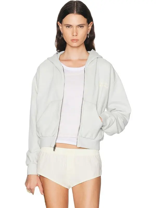 Fear Of God 90's Full Zip Hoodie - Washed Overcast