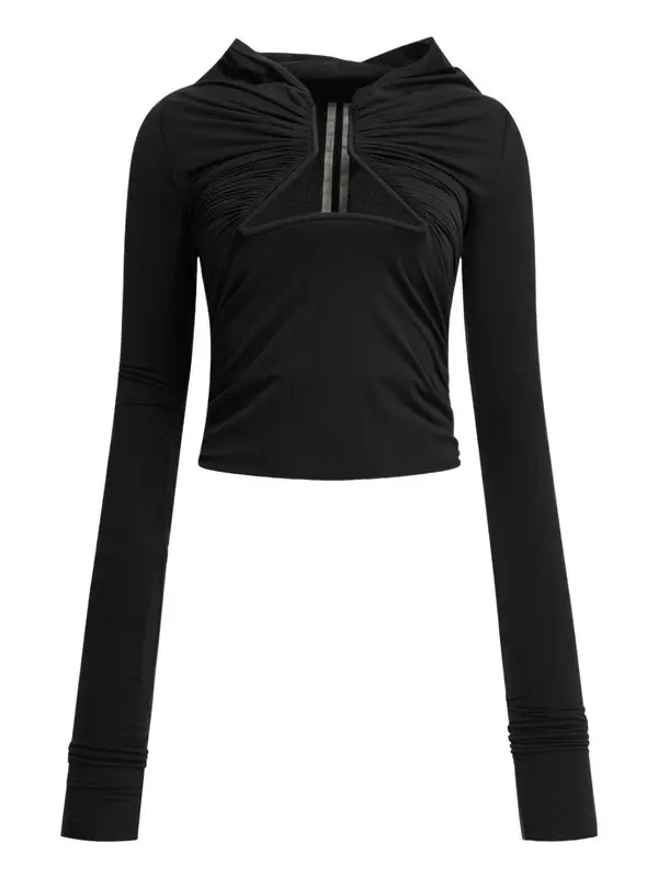 Rick Owens Ls Prong Casual Top - Black