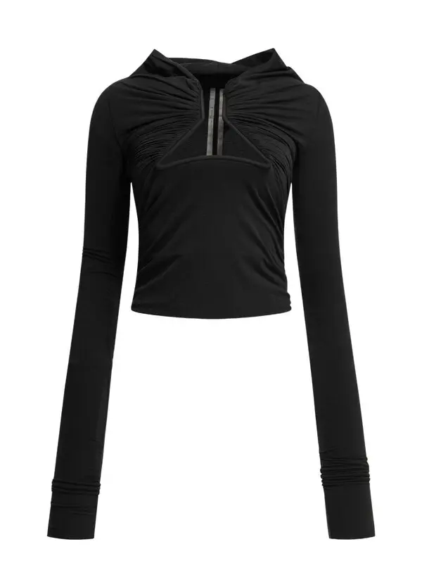Rick Owens Ls Prong Casual Top - Black