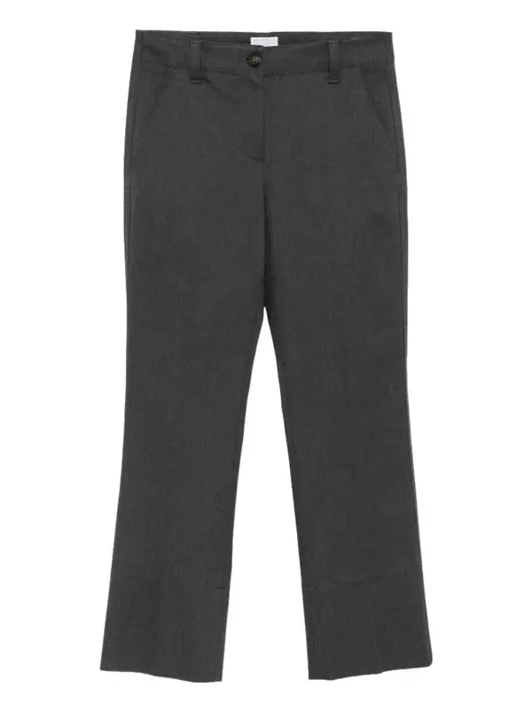 Brunello Cucinelli Flared Trousers - Black
