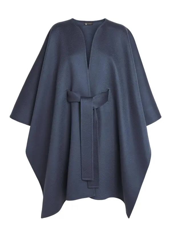 Colombo Cashmere Cape - Blue