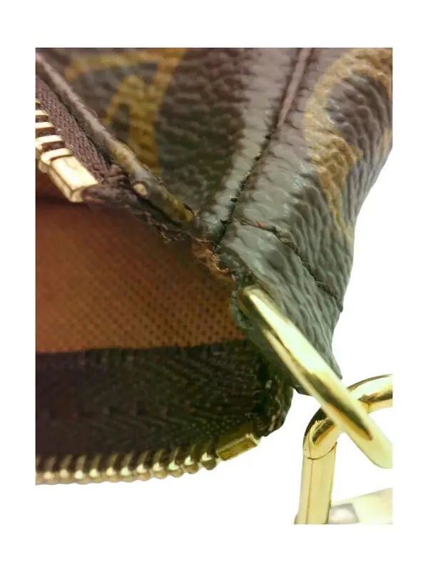 LOUIS VUITTON Monogram Pochette Accessories Shoulder Bag - Brown