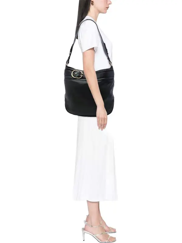 Gucci 2016-2026 Large Calfskin Ride Shoulder Bag - Black