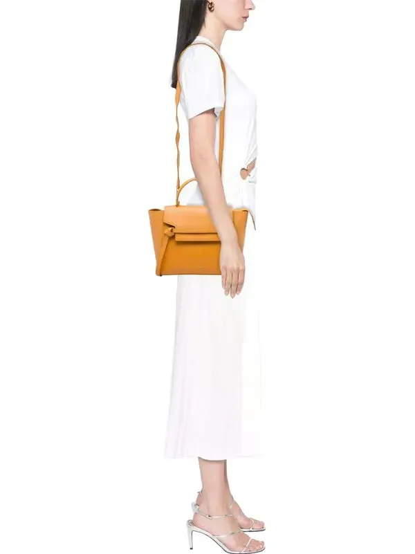Celine Micro Grained Calfskin Belt Bag Satchel - Yellow