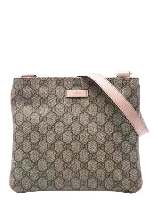 Gucci Gg Supreme Crossbody Bag - Neutrals