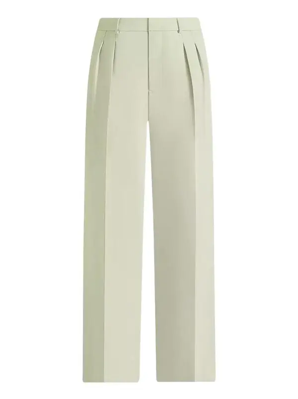 Manière De Voir Tailored Twin Pleat Trousers - Green