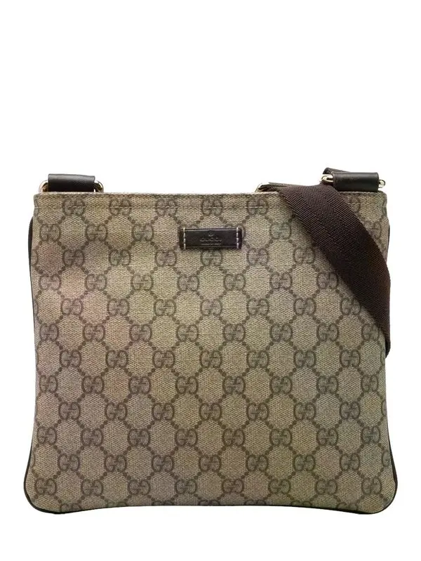 Gucci Gg Supreme Crossbody Bag - Neutrals