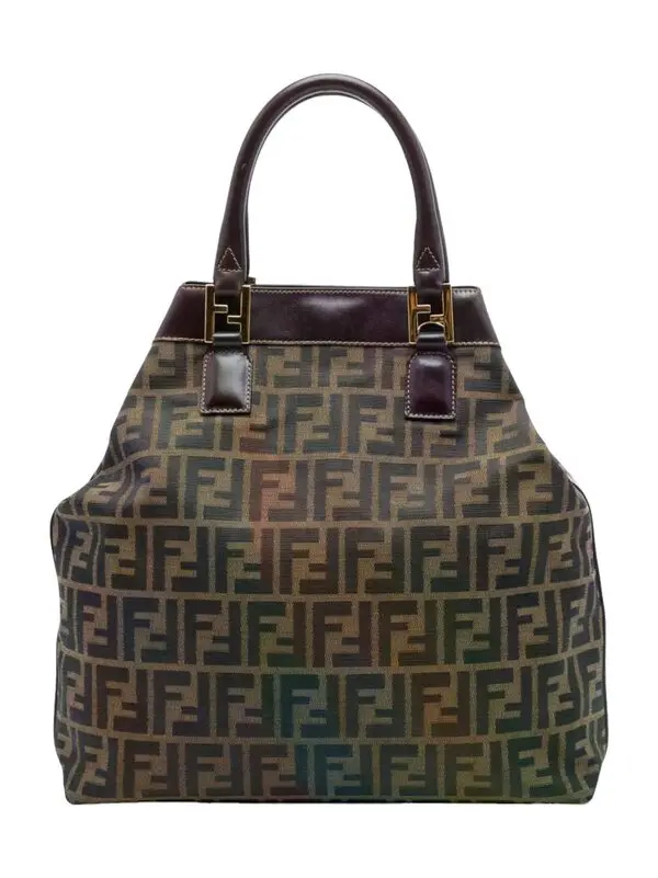 Fendi Zucca Canvas Tote Bag - Brown