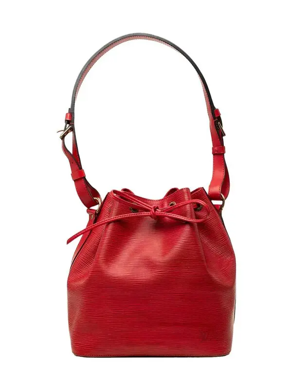LOUIS VUITTON Epi Petit Noe Bucket Bag - Red