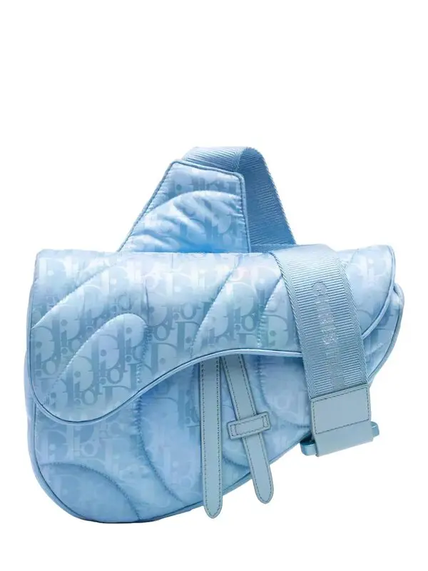 Dior 2022 Saddle Crossbody Bag - Blue