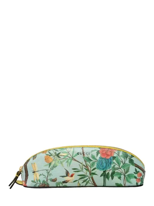 Gucci Calfskin Tian Pencil Case - Blue