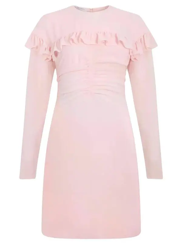 Philosophy Di Lorenzo Serafini Ruffled Ruched-waist Mini Dress - Pink