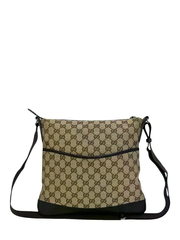 Gucci Gg Canvas Crossbody Bag - Neutrals