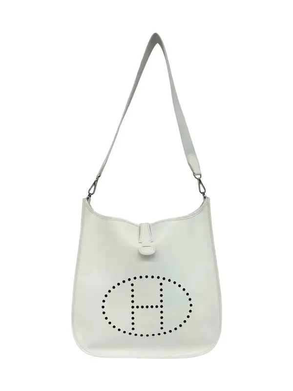 Hermès Epsom Evelyne I Gm Crossbody Bag - White