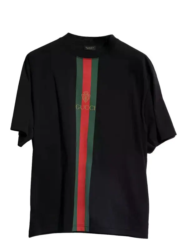 Gucci Cotton Printed T-shirt - Black