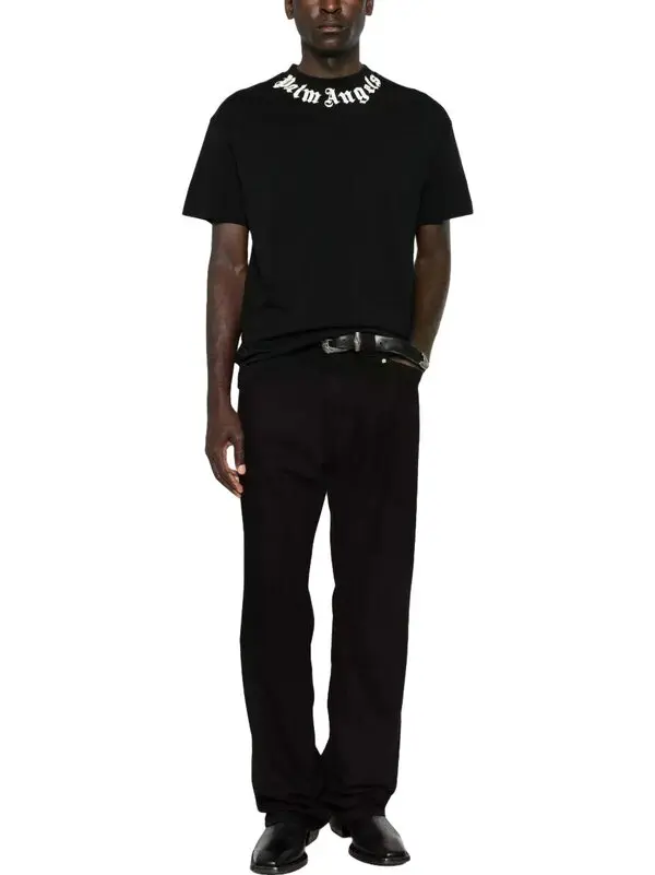 Palm Angels Logo-print T-shirt - Black