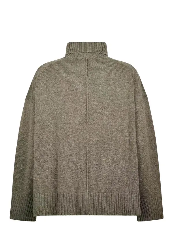 Soeur Roll-neck Long-sleeve Sweater - Grey
