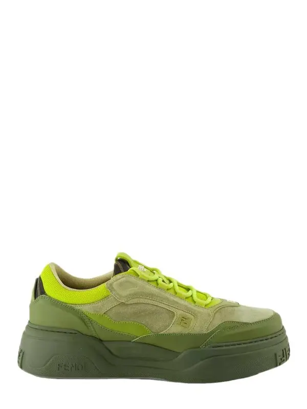 Fendi Force Ff Sneakers - Green