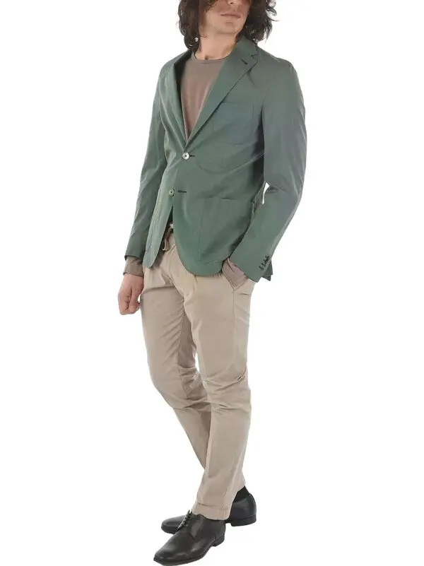 Corneliani Single-breasted Blazer - Green