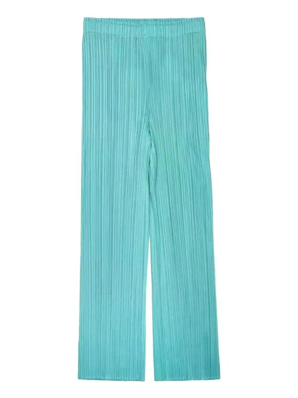 Issey Miyake Pleated Trousers - Green
