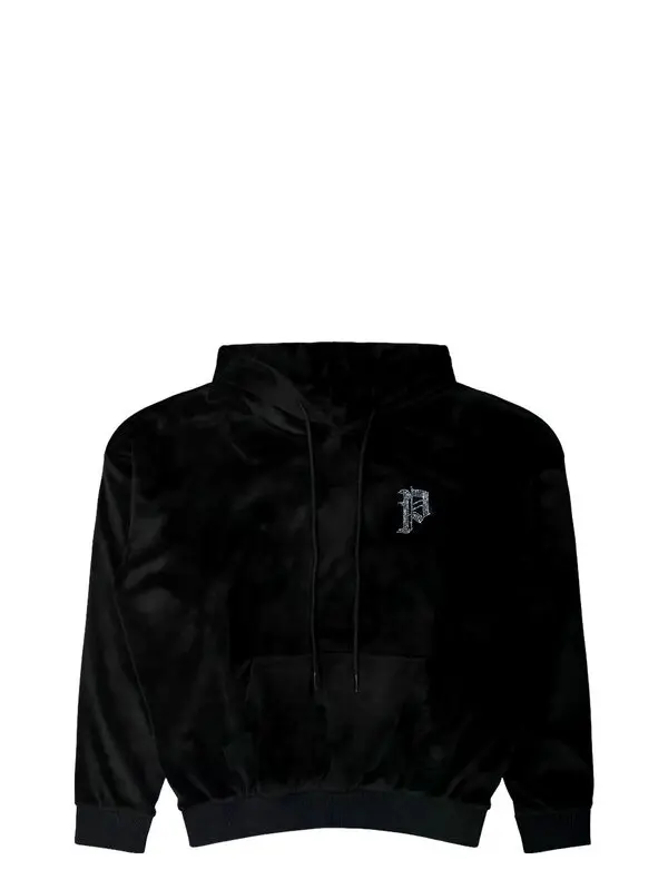 PROTOTYPES Nikki Rhinestone Embellished Hoodie - Black