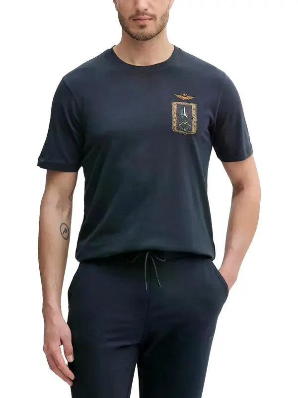 AERONAUTICA MILITARE Logo-print T-shirt - Blue