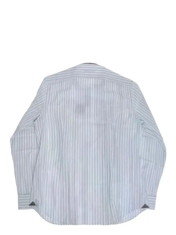 Corneliani Striped Long-sleeve Shirt - White