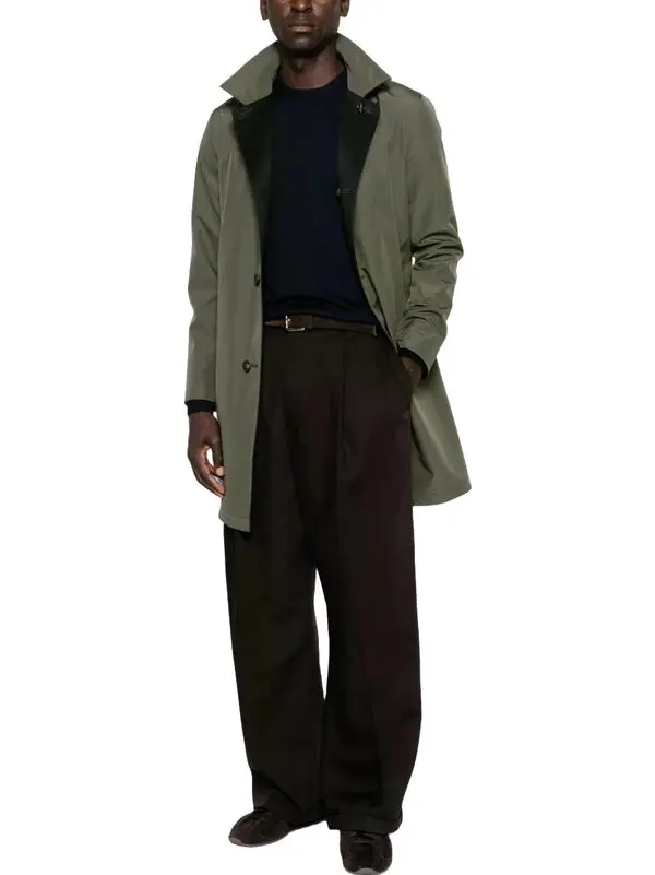 Tagliatore Crew Neck Long Sleeve Sweater - Blue