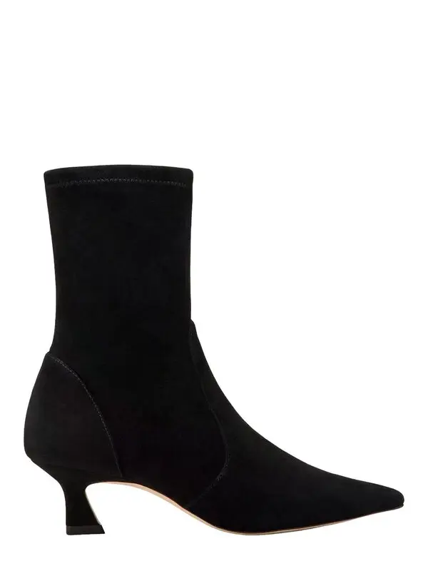 STUART WEITZMAN Vinnie Pointed-toe Ankle Boots - Black