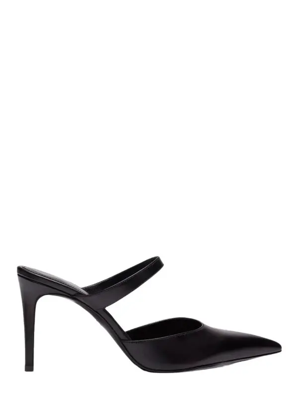 STUART WEITZMAN Pointed-toe Stiletto Mules - Black