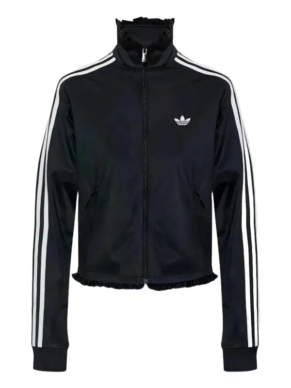 Adidas Pleated Firebird Track Top - Black