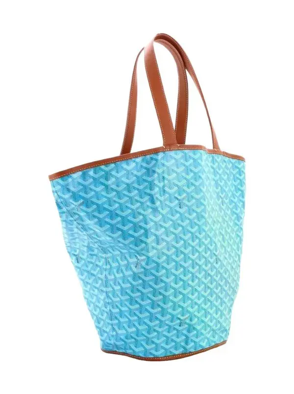 Goyard Belharra Reversible Coated Canvas Tote Bag - Blue