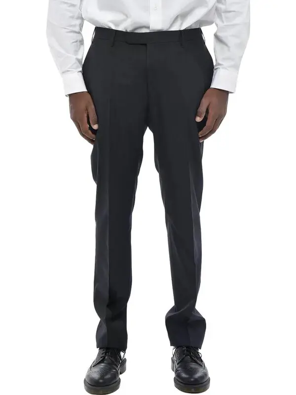 Corneliani Virgin Wool Four-pocket Trousers - Blue