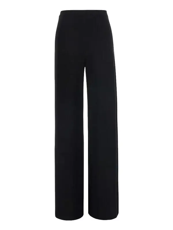 Norma Kamali High-waisted Palazzo Pants - Black