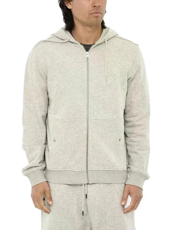 Woolrich Embroidered Logo Hoodie - Grey