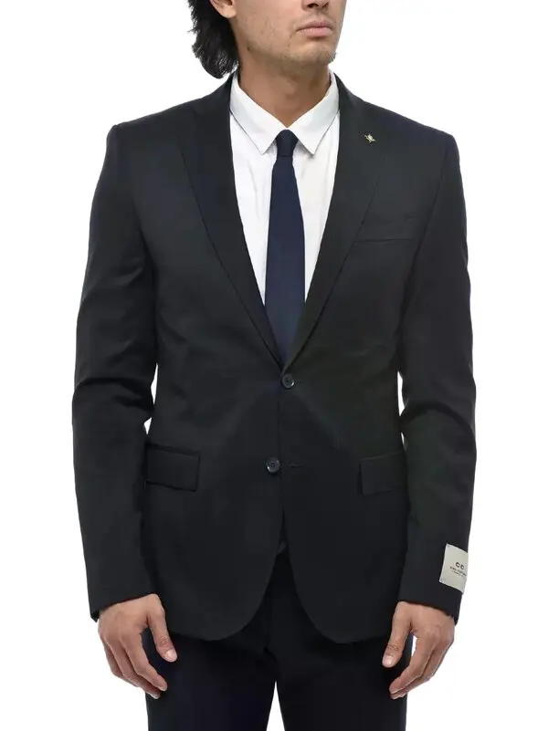 Corneliani Single-breasted Two-piece Suit - Black
