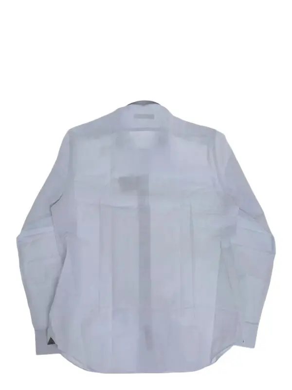 Corneliani French Collar Long-sleeve Shirt - Blue