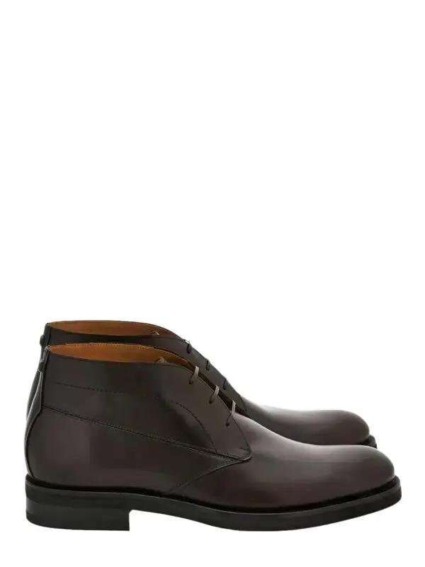 FERRAGAMO Settimo Lace-up Boots - Brown