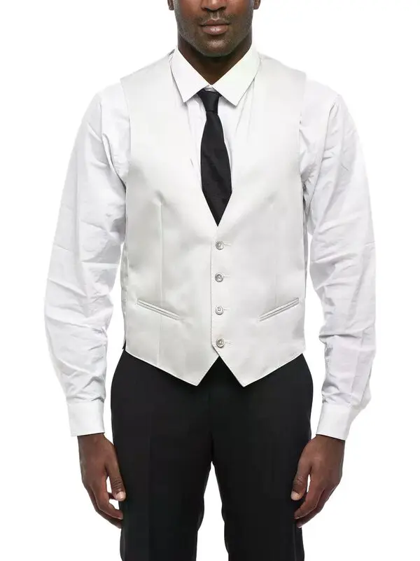 Corneliani Academy Silk Waistcoat - Grey