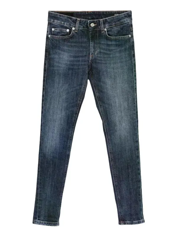 DONDUP Monroe Faded Wash Skinny Jeans - Blue
