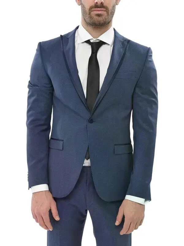 Corneliani Reset Satin Ceremony Suit - Blue