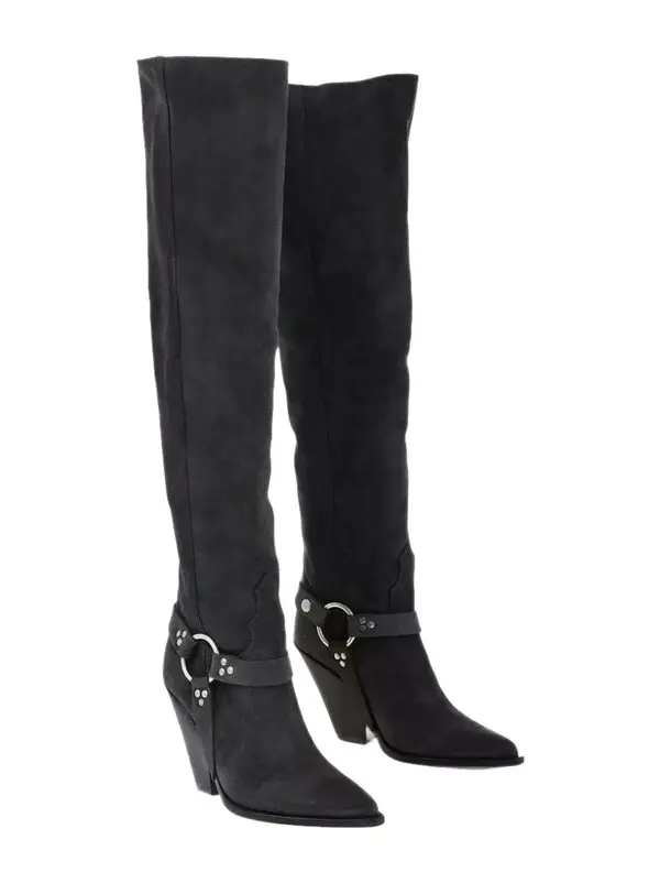 SONORA Acapulco Suede Boots - Black