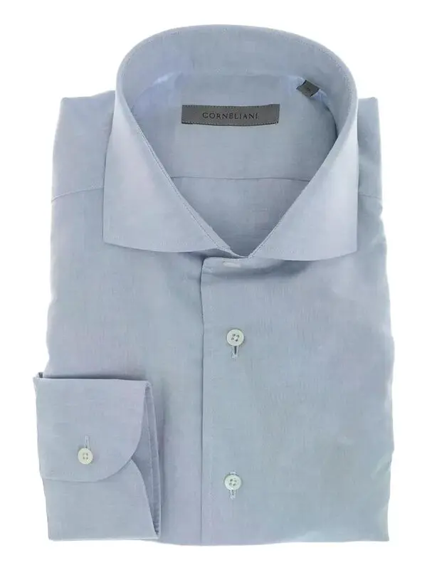 Corneliani French-collar Shirt - Blue