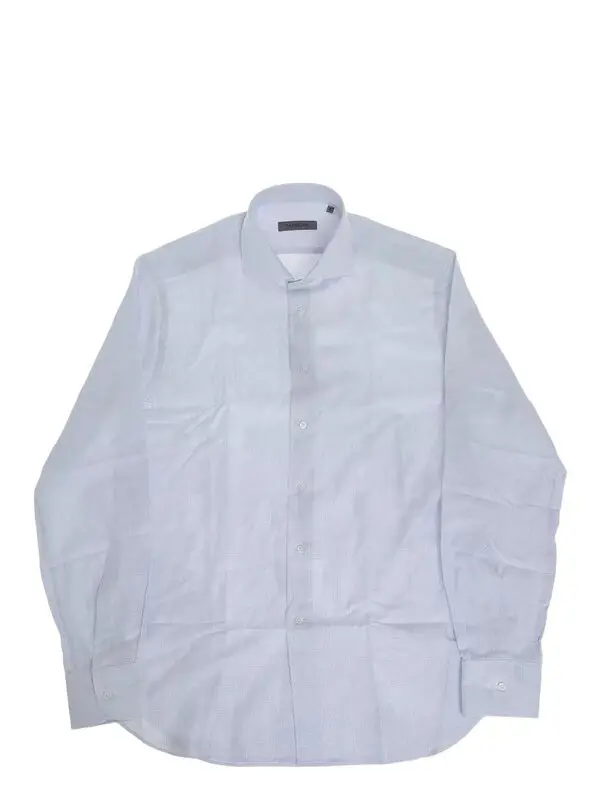 Corneliani Patterned Cotton Shirt - Blue
