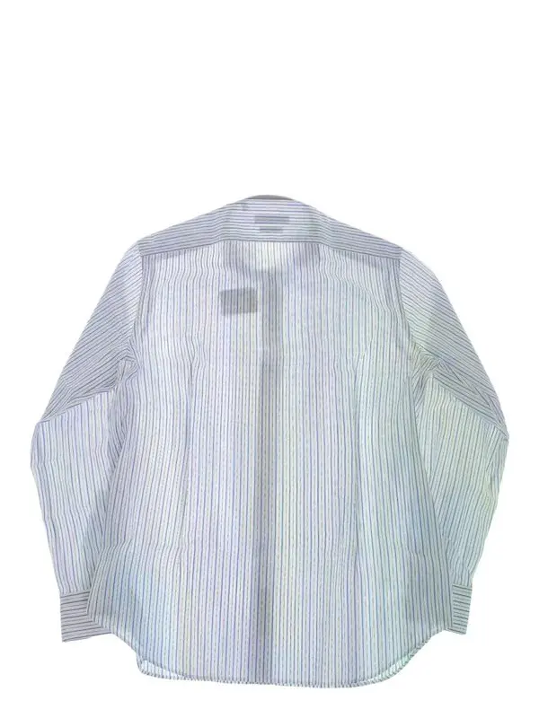 Corneliani Striped Wrinkle-free Shirt - White